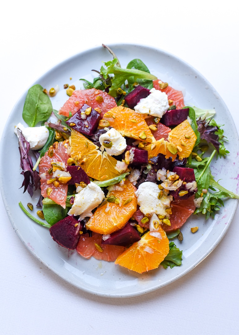 Winter Citrus, Beet, & Ricotta Salad with Pistachios | RD-Licious ...