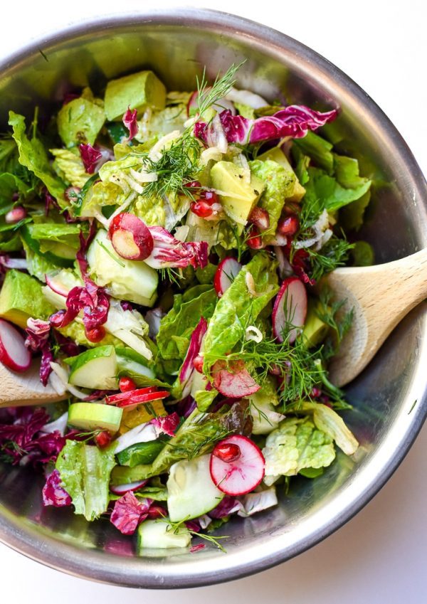 Nourishing Spring Salad with Champagne Vinaigrette | RD-Licious ...