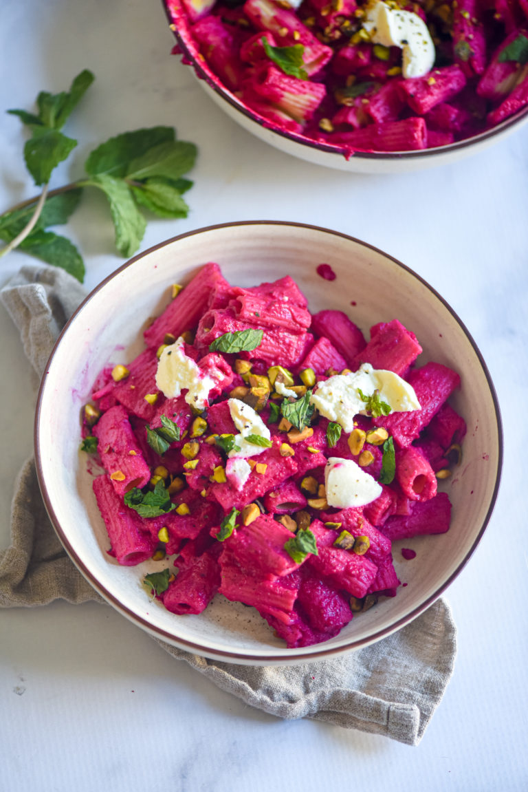Pink Pasta (Ricotta Beet Sauce) | RD-Licious - Registered Dietitian ...