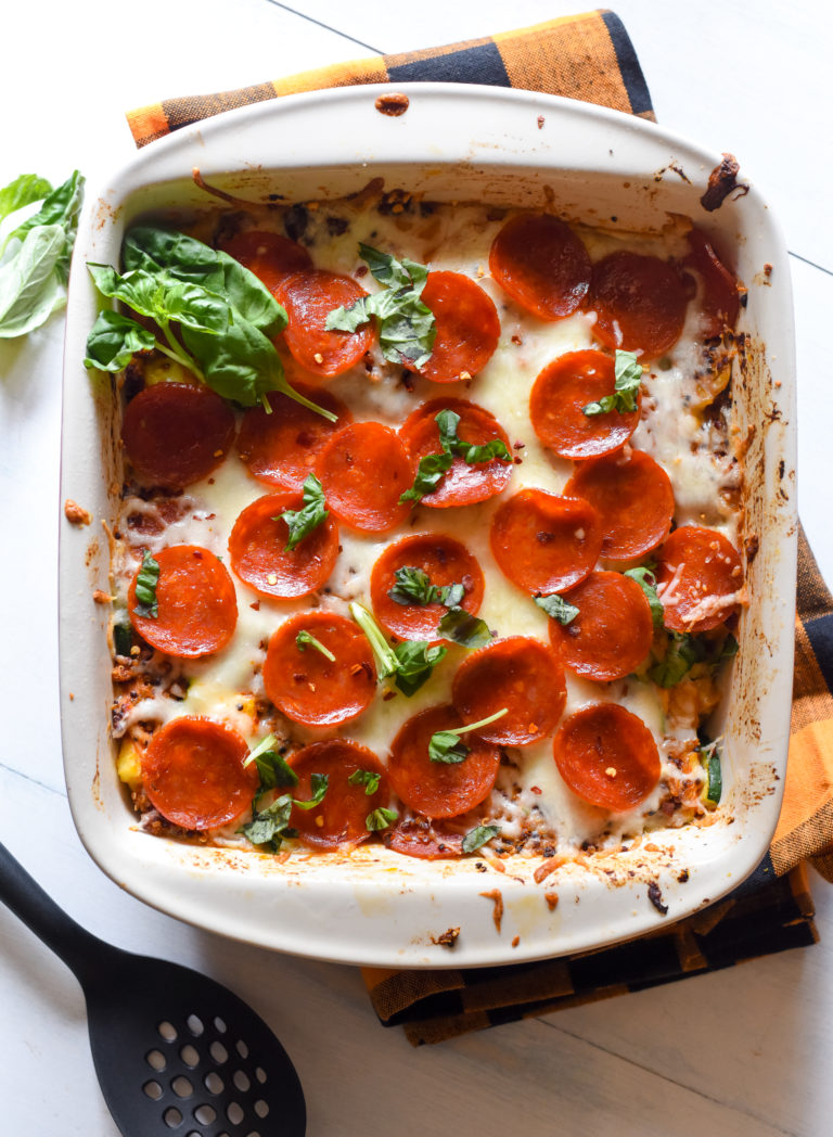 Pepperoni Pizza Quinoa Casserole (Veggie-Packed!) | RD-Licious ...